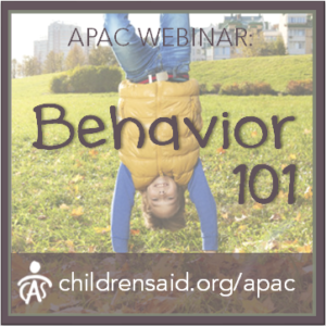 Behavior 101: Understanding Applied Behavior Analysis and Strategy